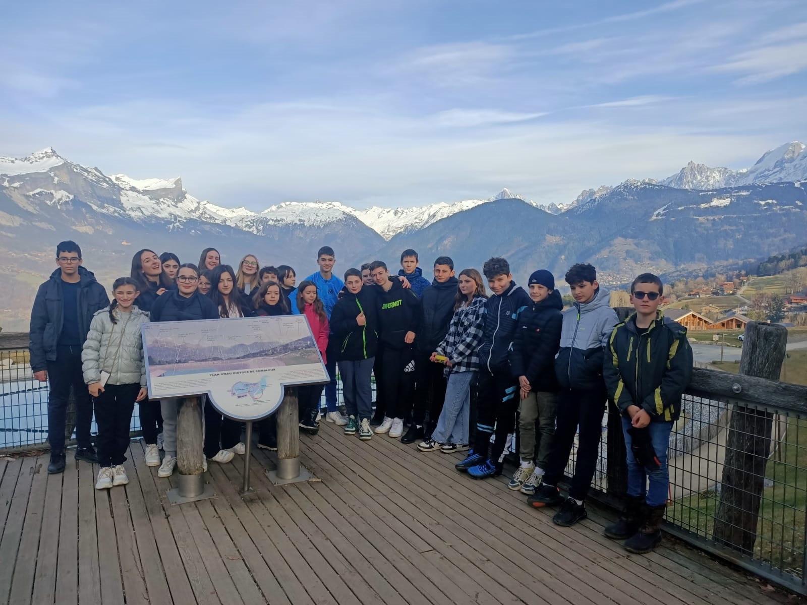 Les 4èmes à Combloux - Lycée Saint Sorlin